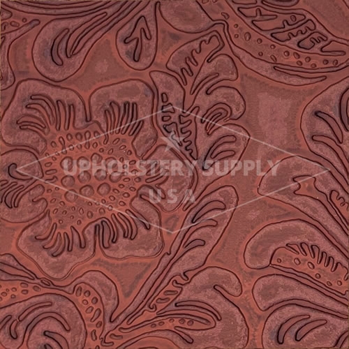 Western Floral Textured Vinyl | Upholstery Supply USA
